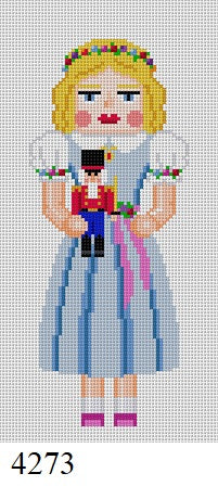 Nutcracker, Clara - 18 mesh – Susan Roberts Needlepoint