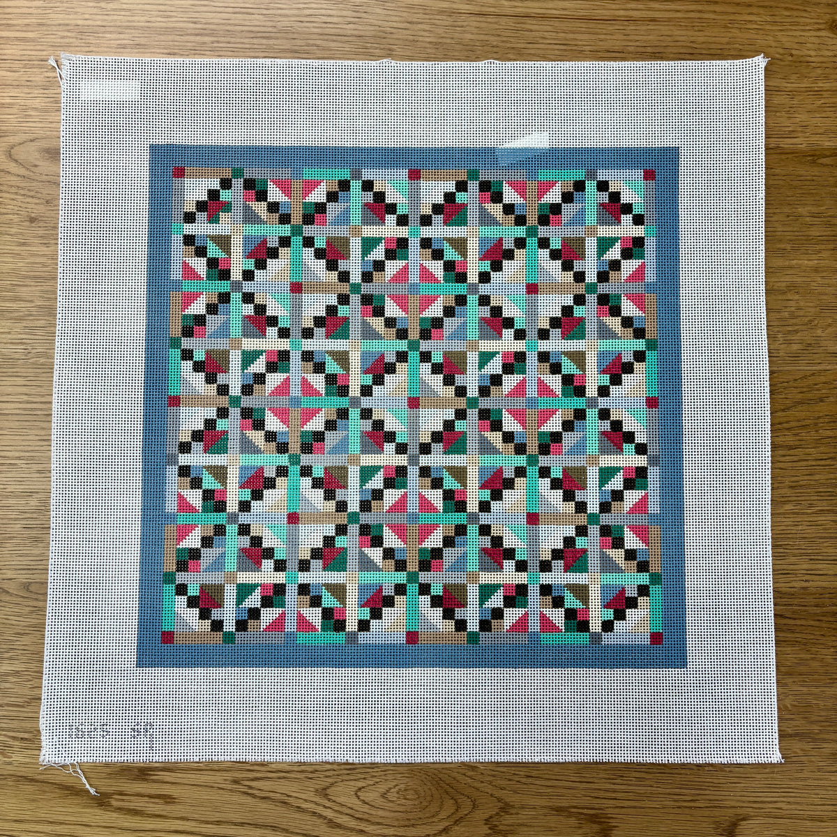 Jewel Box, 14" Quilt - 13 mesh – Susan Roberts Needlepoint