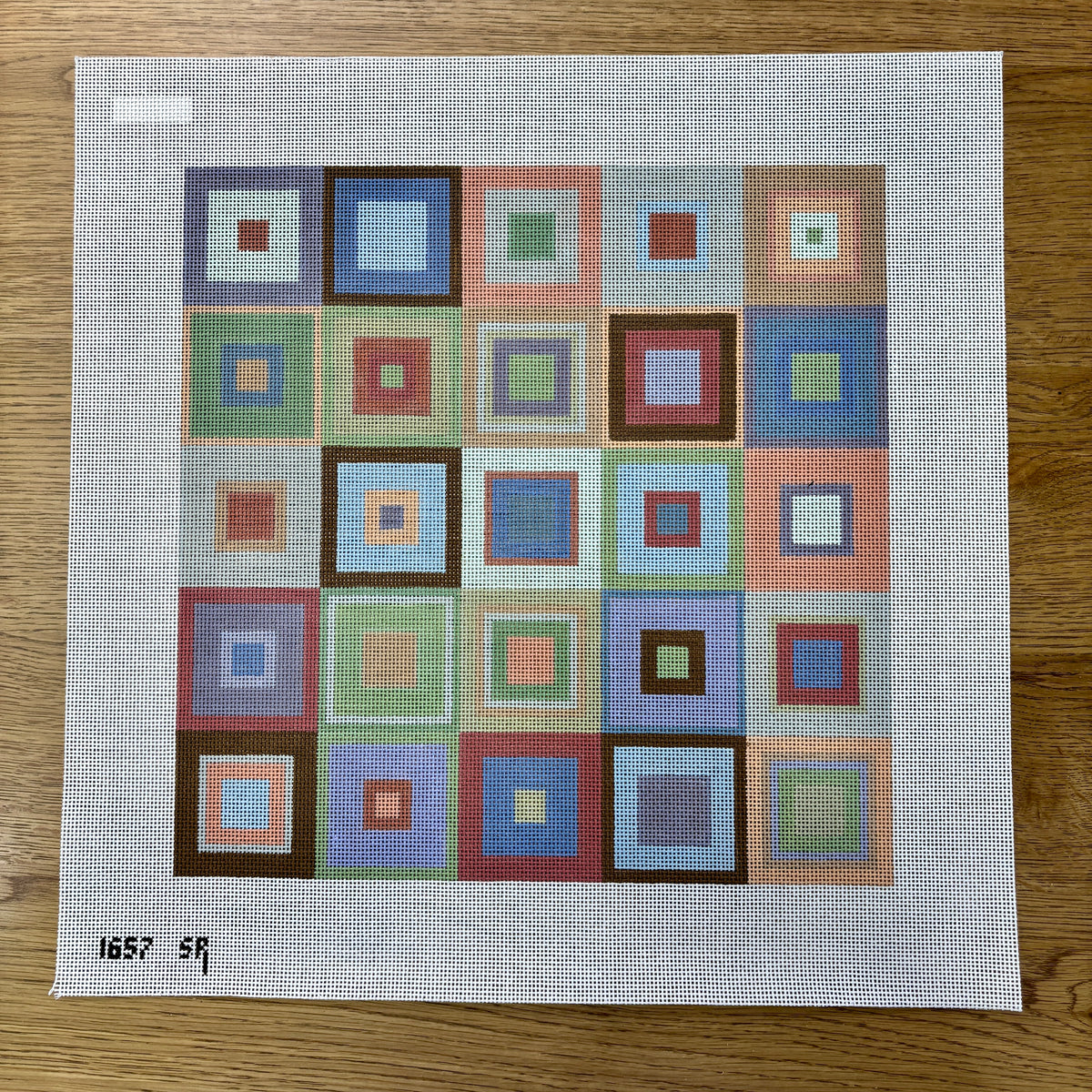 Boxes, 14" Quilt - 13 mesh – Susan Roberts Needlepoint