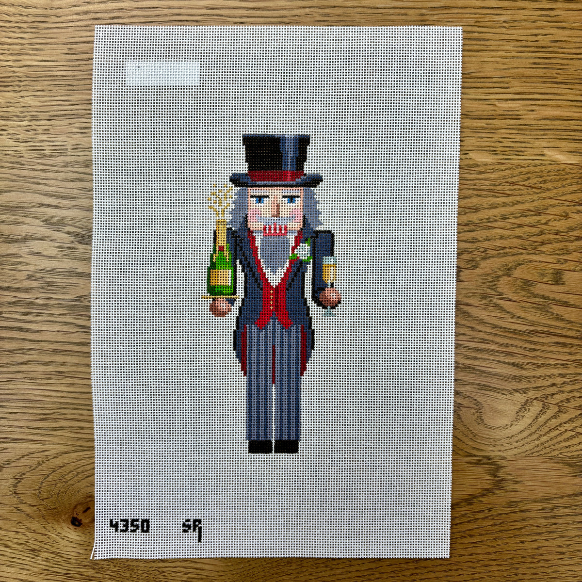 Nutcracker, Champagne - 18 mesh – Susan Roberts Needlepoint