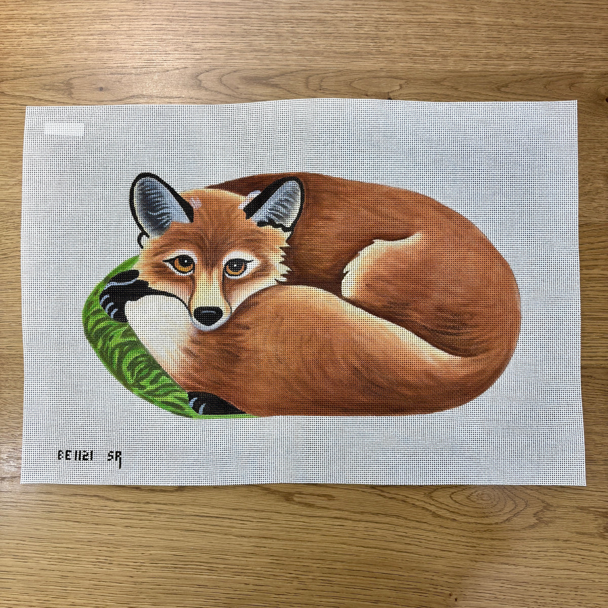 Shaped Fox – Susan Roberts Needlepoint