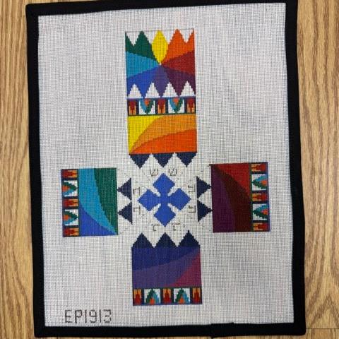 Dreidel, Joseph's Coat - 18 Mesh – Susan Roberts Needlepoint