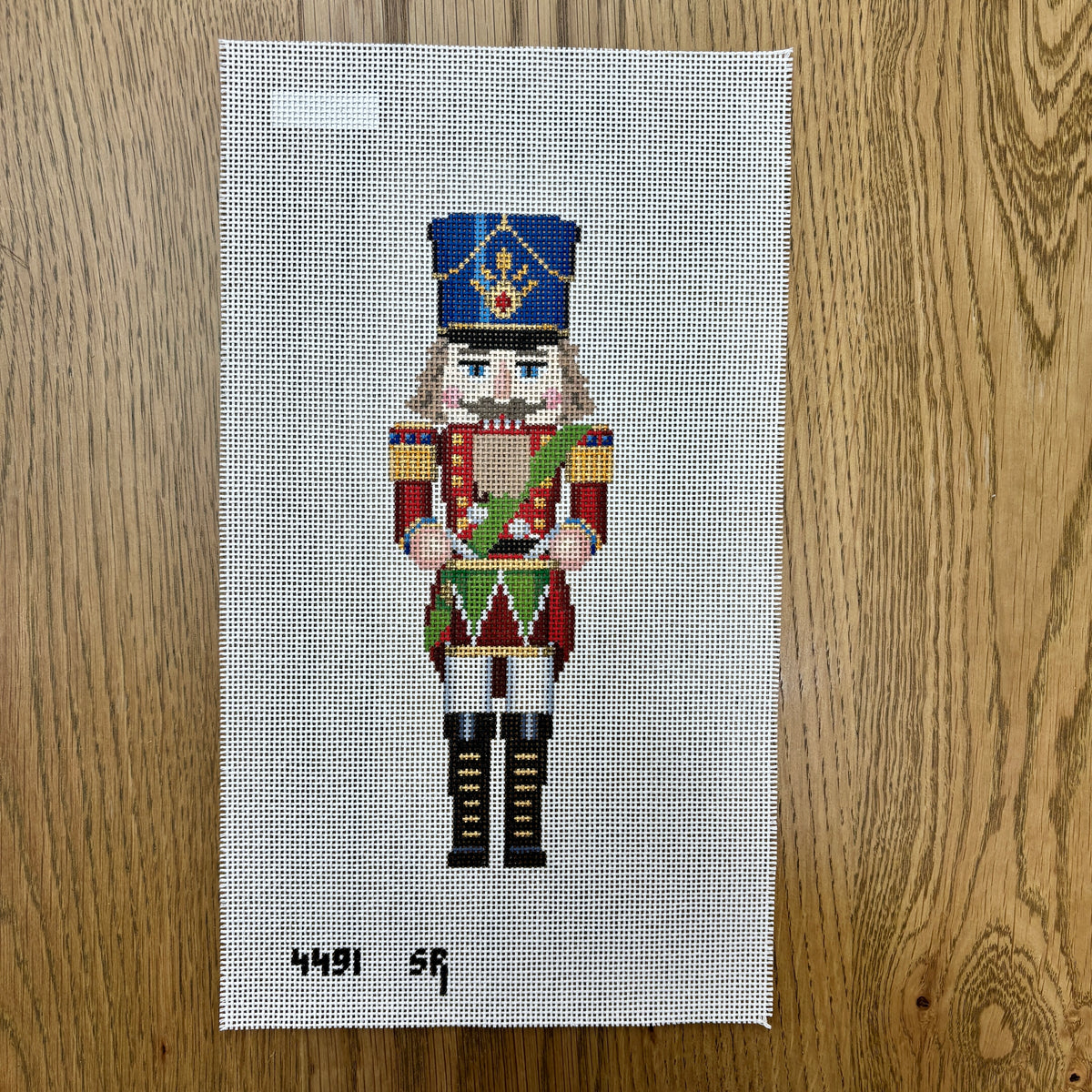 Nutcracker, Drummer - 13 mesh – Susan Roberts Needlepoint