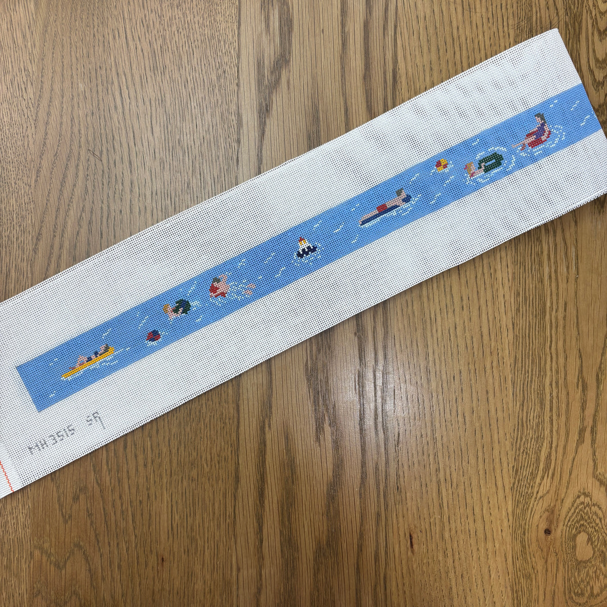Water Play, Belt - 18 mesh – Susan Roberts Needlepoint