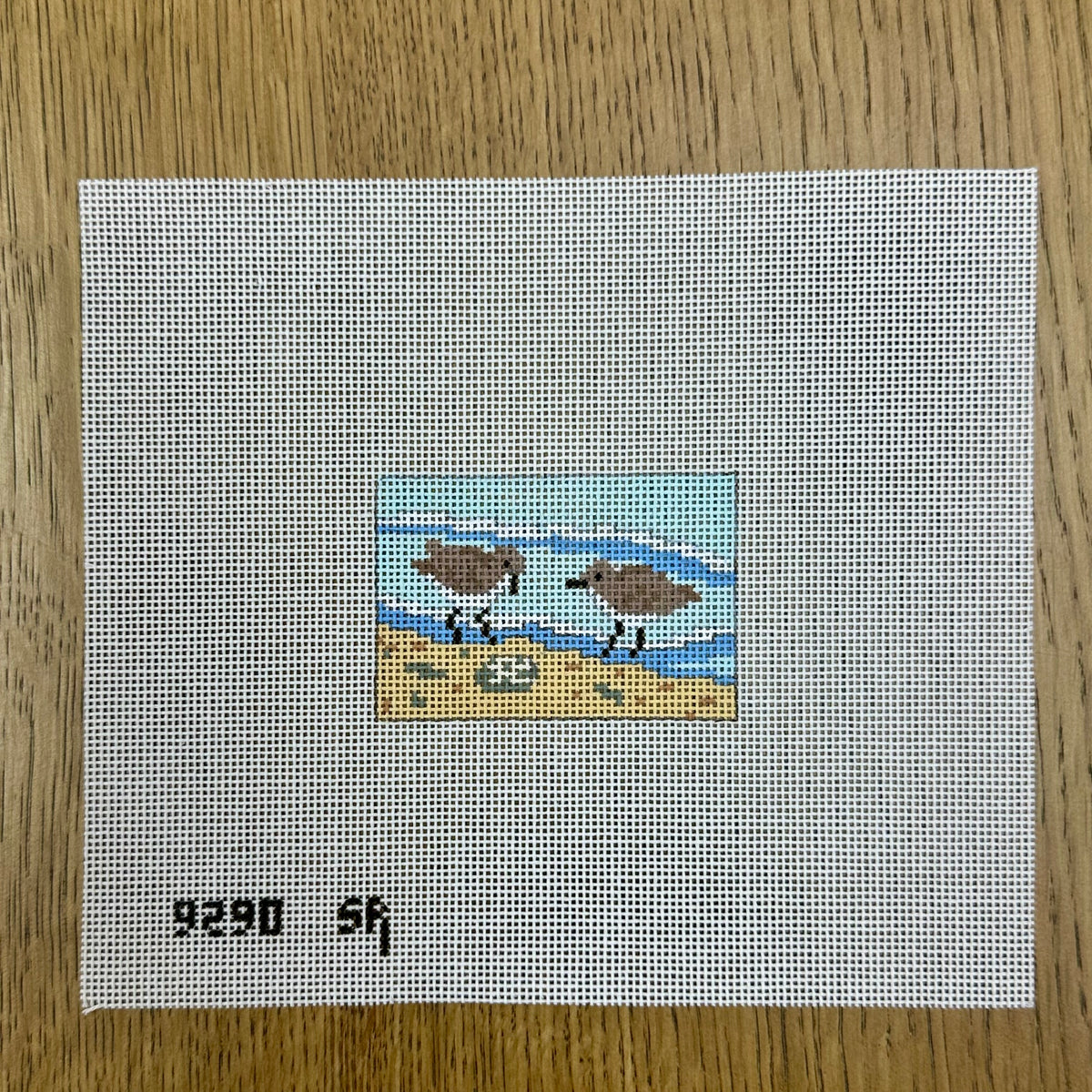 Sandpipers, Mini Insert - 18 mesh – Susan Roberts Needlepoint